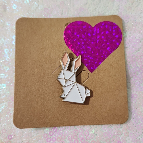 Accessories | Origami Rabbit Lapel Pin | Poshmark